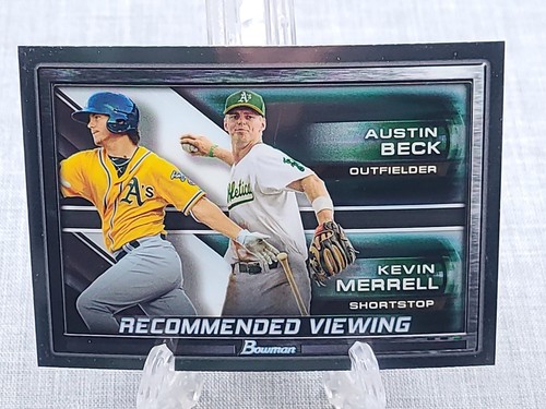 2017 Austin Beck - Kevin Merrell Recommended Viewing Bowman Chrome #RV ...