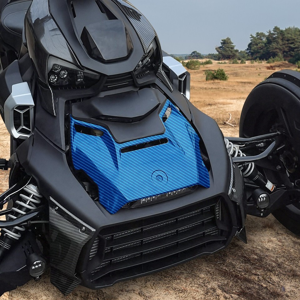 Gloss Black Hood Scoop Panel Compatible with Can Am Ryker 2019-22,for ...