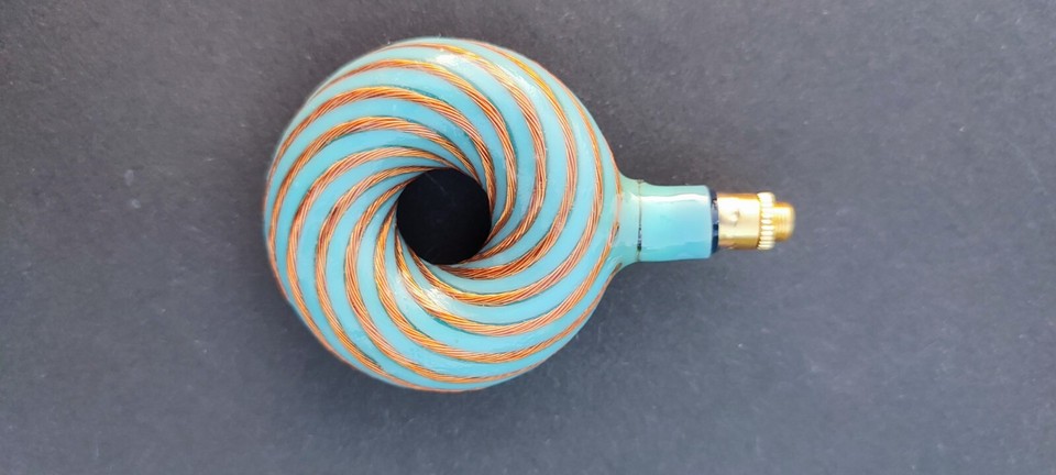 12 Turns Yellow Spirals Toroidal Vortex Wave Generator Torsion Fields ...