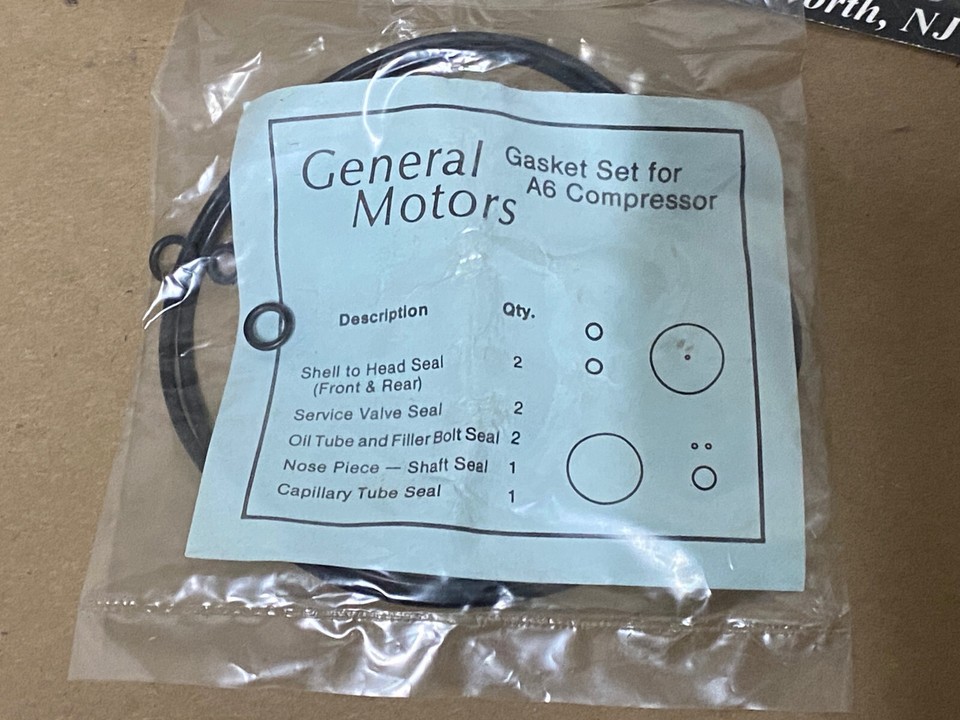 NEW GM AXIAL A6 COMPRESSOR SEAL KIT | eBay