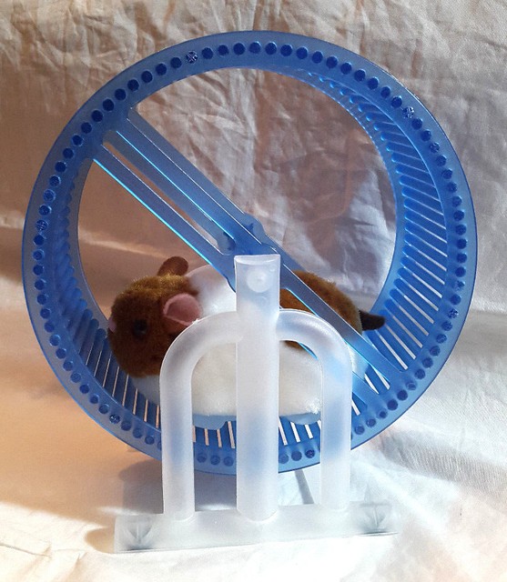 Electronic Hamster Wheel Runner Novelty Toy Gadget With Realistic ...