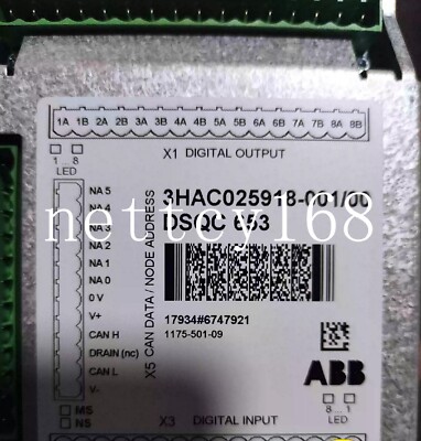 #2943--ABB 3hac025918-001/00 DSQC 653 MODULE new in box | eBay