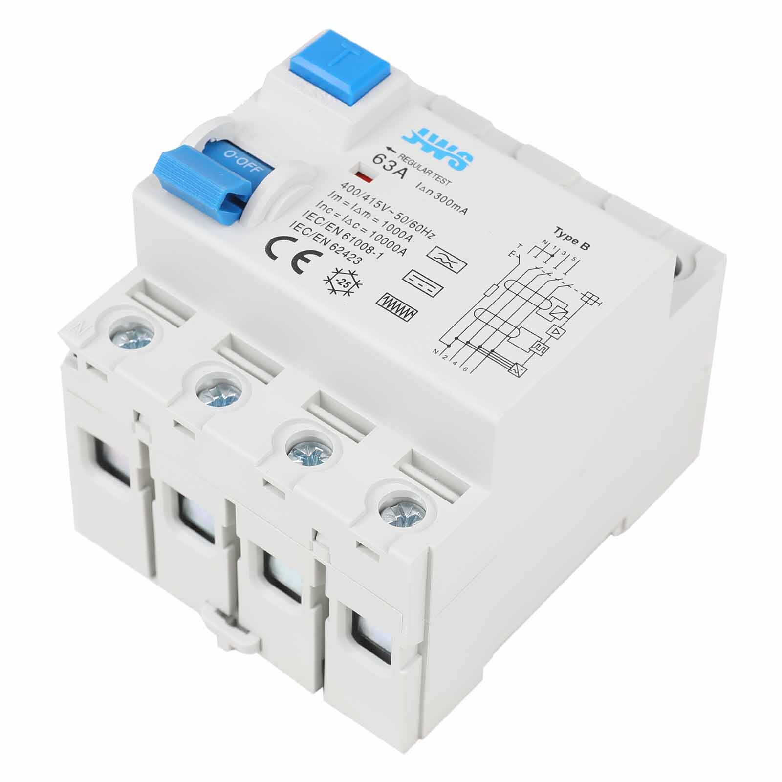 FI Fehlerstromschutzschalter RCD Typ B Wallbox E-Auto Allstromsensitiv ...