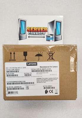 00AD075 LENOVO / IBM 1.2TB 10K 6GBPS SAS 2.5" G2HS HDD 00AD076 00AD079 ...