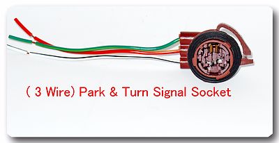 3 Wire Park & Turn Signal Socket Fits:GM 15306147 LS92 | eBay