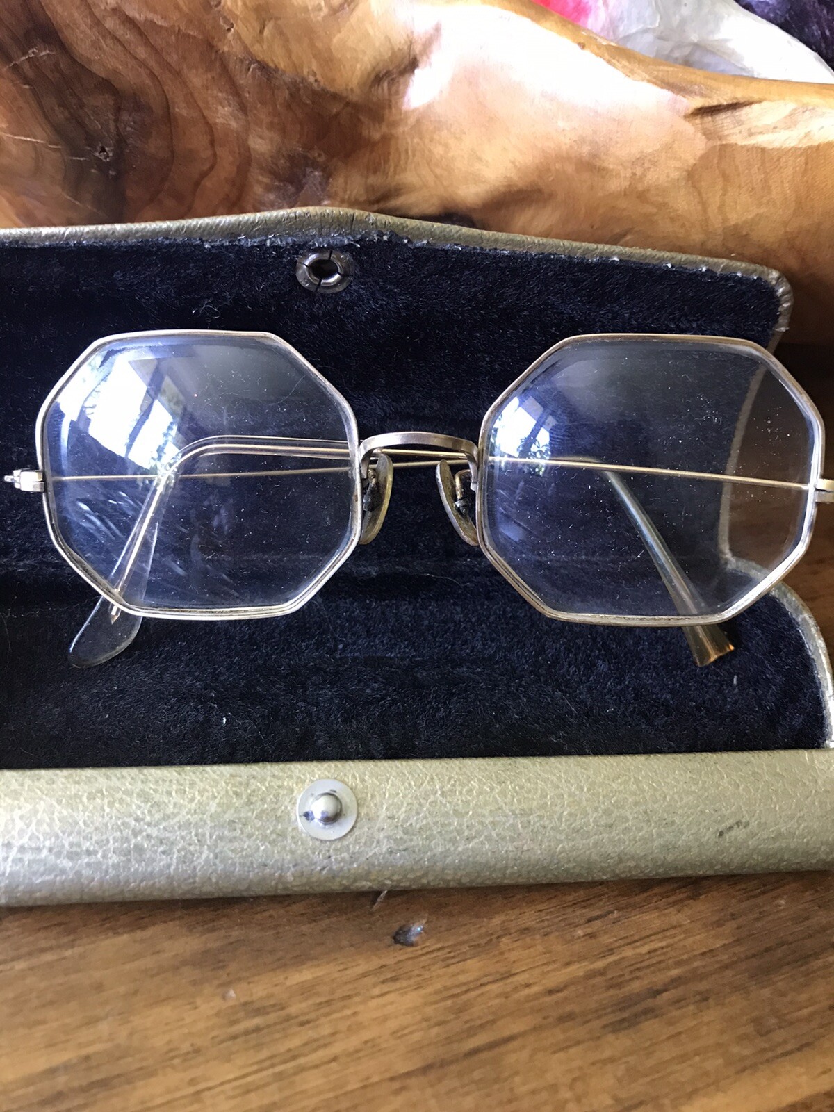 Lot Of 4 ANTIQUE VTG 30s 40s SILVER & GOLD WIRE RIMMED Eyeglasses ...