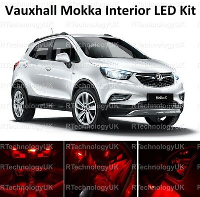 RED PREMIUM VAUXHALL MOKKA MOKKA X INTERIOR UPGRADE ERROR FREE LED ...