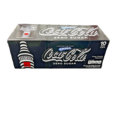 Coke - Cola OREO Coke Zero Limited Edition 7.5 oz 10 Pack Mini Cans | eBay