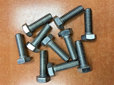 STAINLESS STEEL HEX CAP BOLT 5/16-18 3/4"L 10 PACK MACHINE SCREW 50 ...
