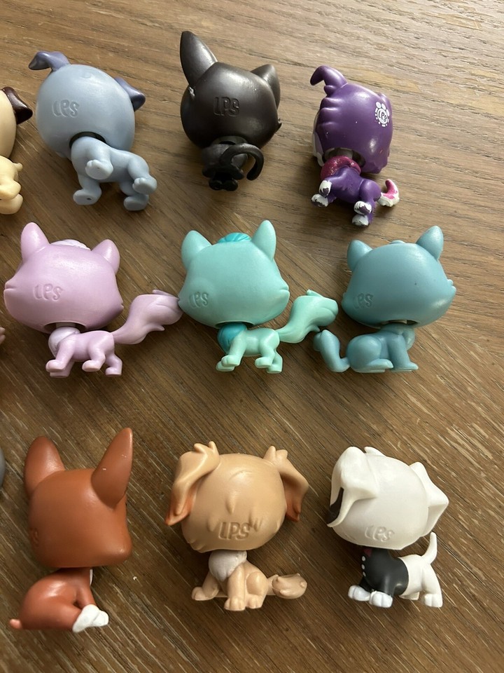 Littlest Pet Shop LPS Authentic New Generation Cats and Dogs (12 total ...