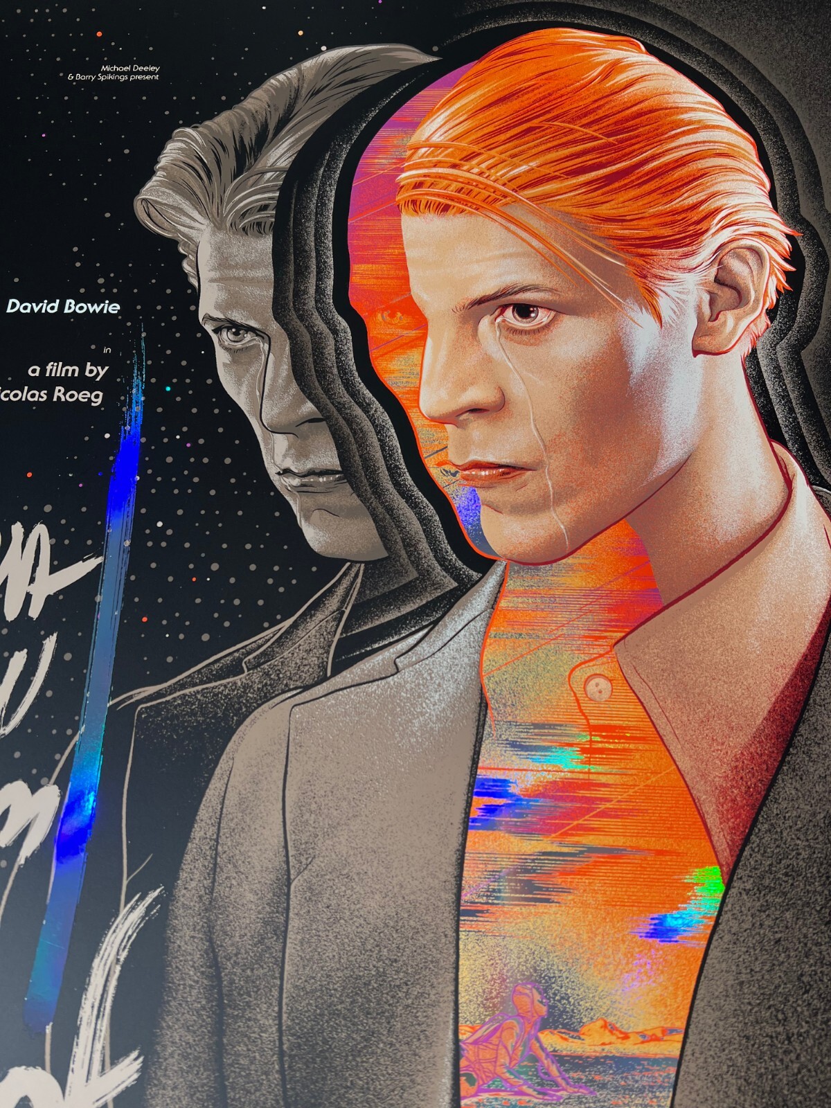 Mondo Print - Martin Ansin - The Man Who Fell to Earth - Bowie - Foil ...
