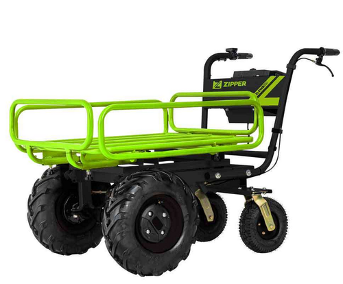 Zipper Electric Trolley Barrow Transporter EWB350 300kg 40v 5hrs Run ...
