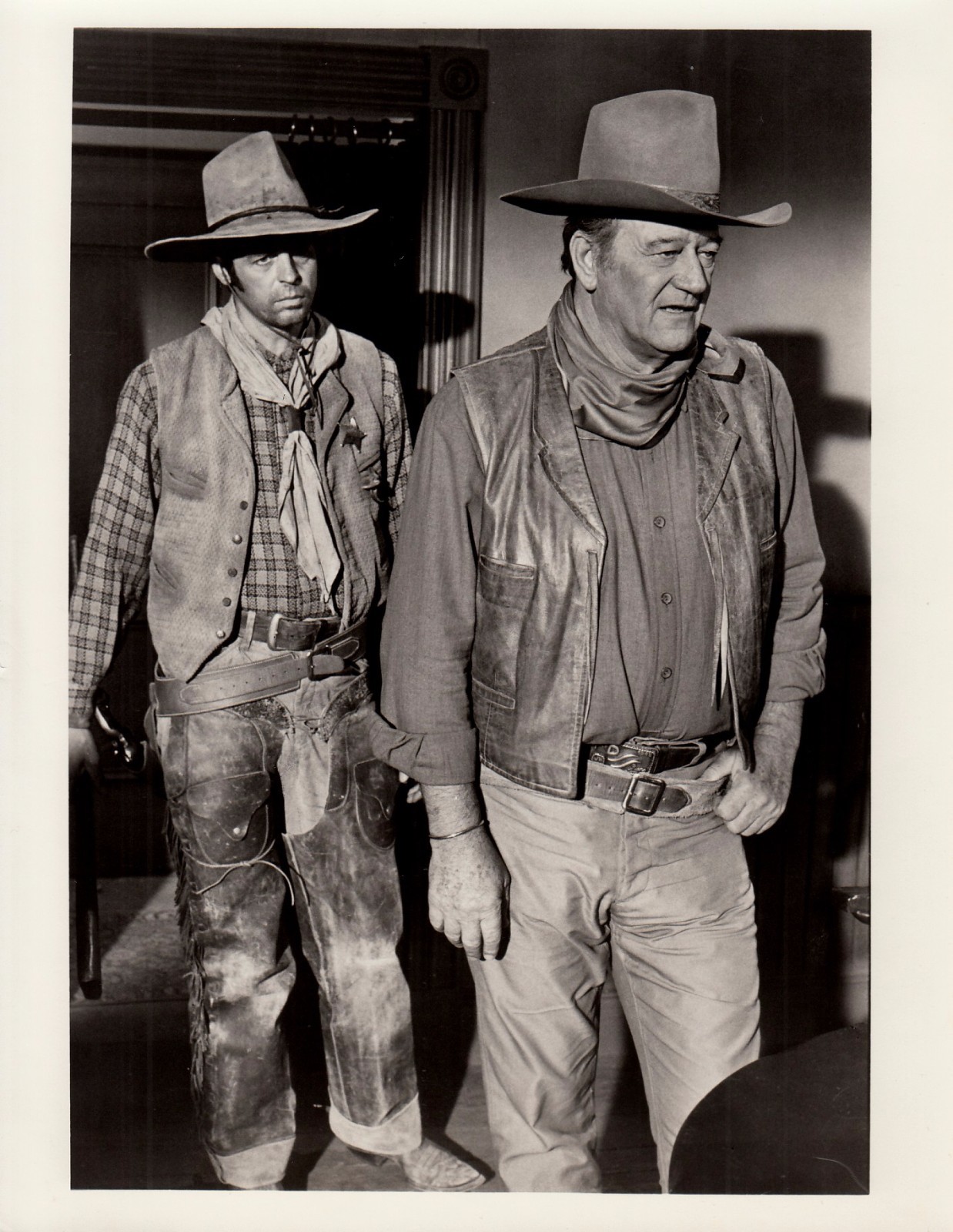 JOHN WAYNE GEORGE PLIMPTON original 1970 ABC-TV 7x9 promo RIO LOBO ...