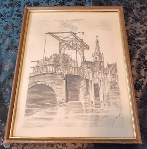 Jan de Groot - Signed Vintage Framed Art - Autographed - Netherlands | eBay