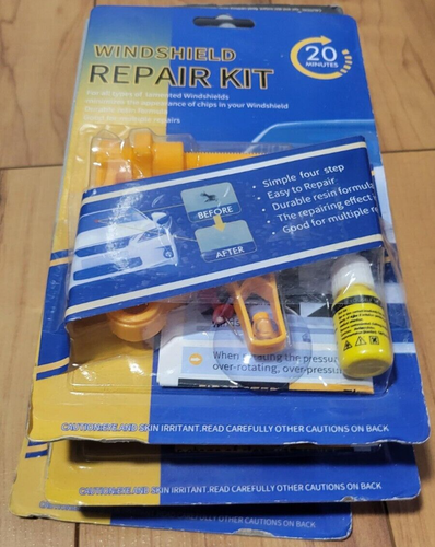 🔥🔥5x Windshield Repair Kit Quick Fix DIY Car Glass Bullseye Rock Chip ...