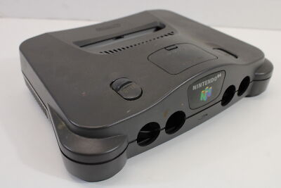 Nintendo 64 N64 Black Charcoal Gray Console Used OEM Replacement Shell ...