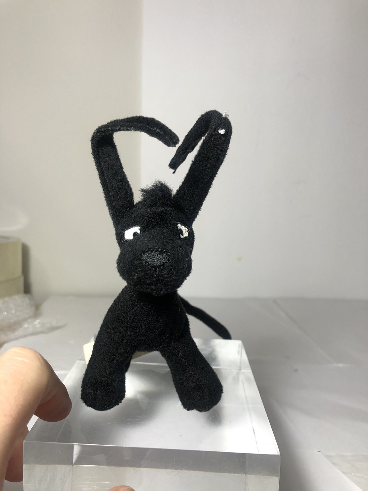 Neopets Shadow Gelert Black Plush Dog Puppy McDonalds Mini Plush 4 ...