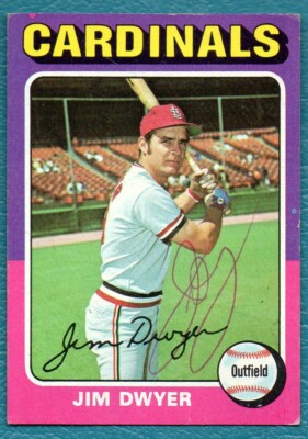 Jim Dwyer Autographed 1975 Topps Baseball Card #429 Stl Cardinals | eBay