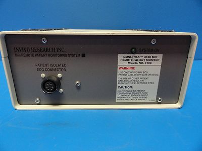 Patient Monitors - Invivo Research