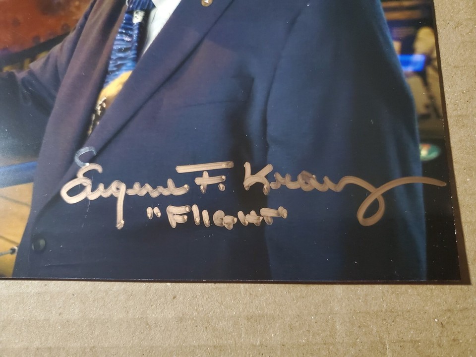 Eugene Kranz Autograph 8x10 Photo Signed NASA Flight Director Apollo ...