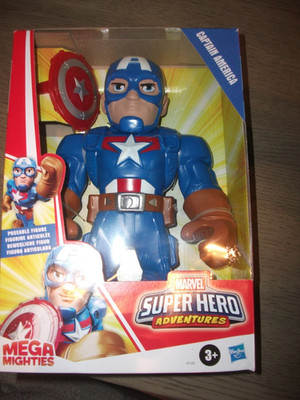 MARVEL Super Hero Adventures MEGA MIGHTIES Captain America - NEW Sealed ...
