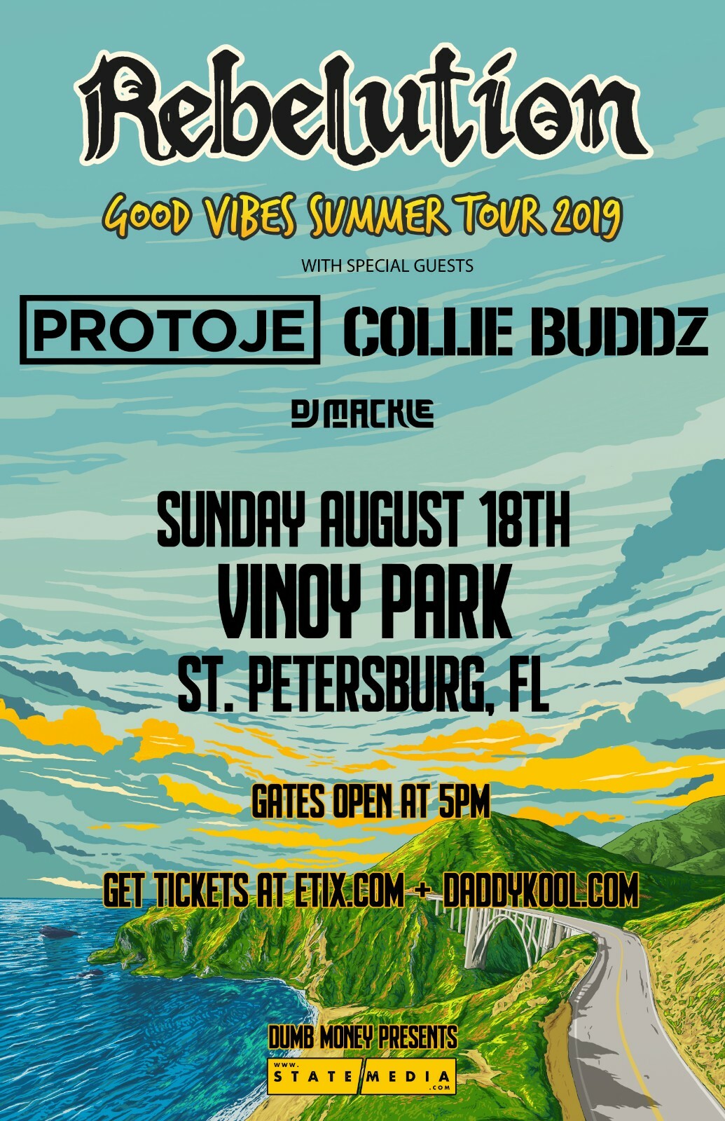 Rebelution [Concert Poster] 11 x 17 | eBay