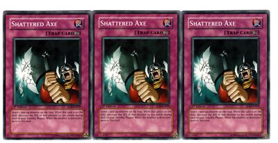 Yugioh - 3X Shattered Axe - Common - 1st Edition - EOJ-EN059 - Near ...