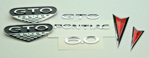 Reproduction LS2 6.0L Chrome Complete Exterior Emblem Set 2005-2006 ...