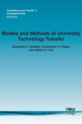 Foundations and Trends in Entrepreneurship Ser.: Models and Methods of ...