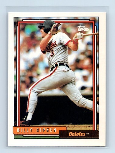 1992 Topps Straight from the Pack!!! Billy Ripken Baltimore Orioles ...