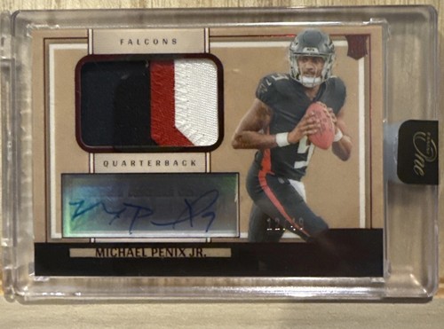 2024 Panini One Michael Penix Jr RPA Tri-Color Patch 12/49 | eBay