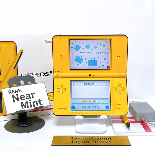 【Near Mint w/Box】Nintendo DSi LL XL Yellow Console Stylus Japan Rare ...