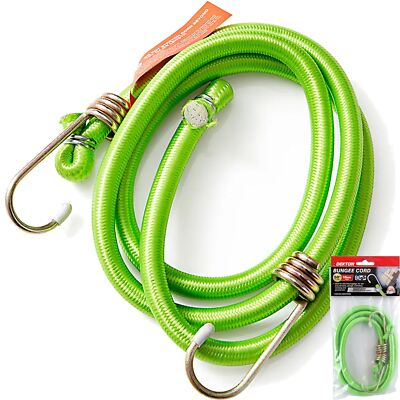 10mm Elastic Stretch Bungee Cords Hooks Cables Tie Down Straps Rope 50 ...