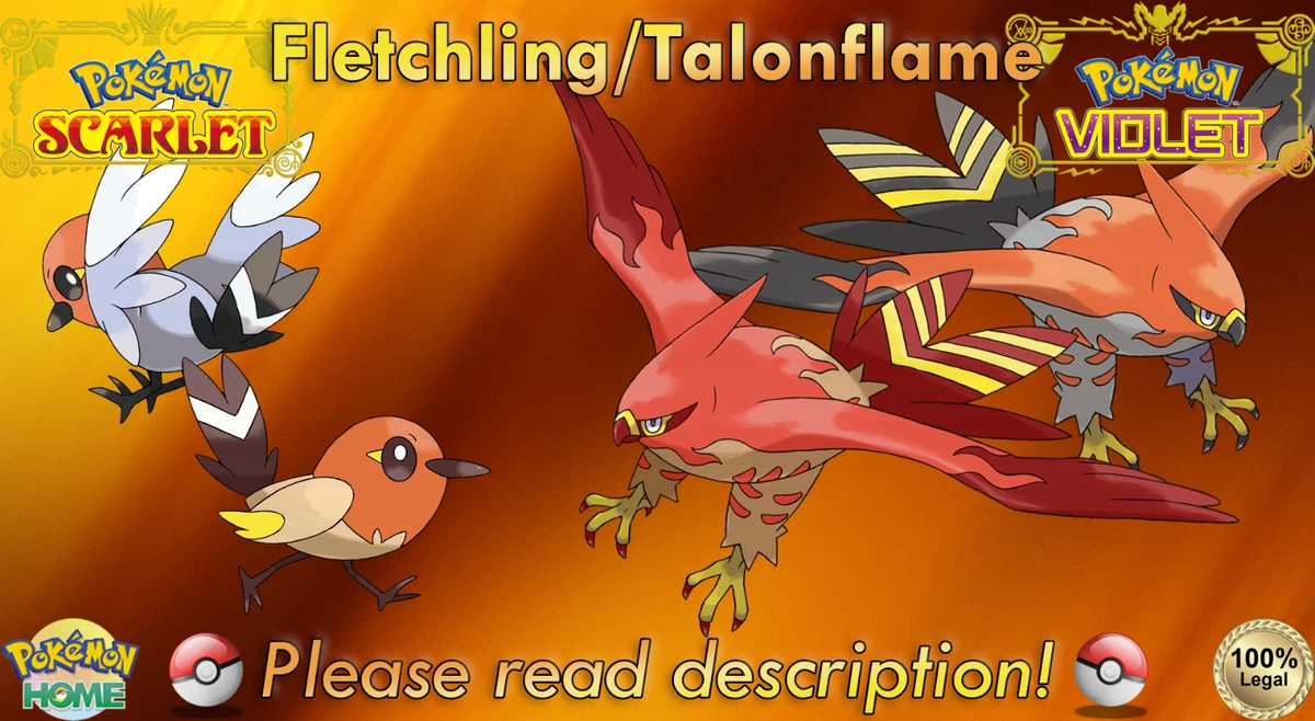 Pokemon Talonflame Shiny