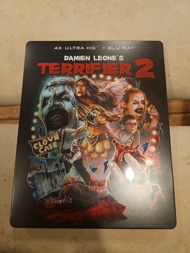 Terrifier 2 Limited Edition Steelbook (4k Ultra HD + Blu-Ray) David ...