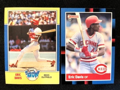MLB - Eric Davis 1988 Fleer MVP & 1988 Donruss Baseball - Cardinals | eBay