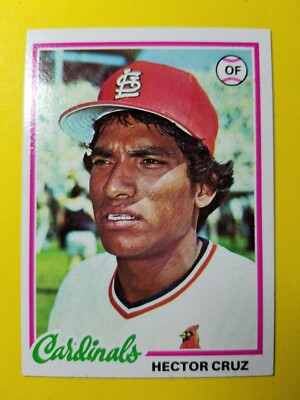 VINTAGE HECTOR CRUZ #257 ST. LOUIS CARDINALS - 1978 TOPPS MLB BASEBALL ...