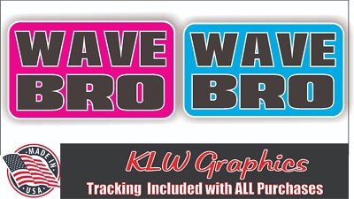 Wave Bro Decal Sticker Turbo Diesel Truck Car JDM Euro 4x4 Offroad Mini ...