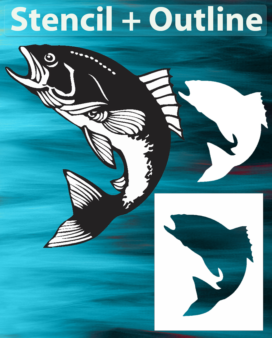 Trout Fish Template