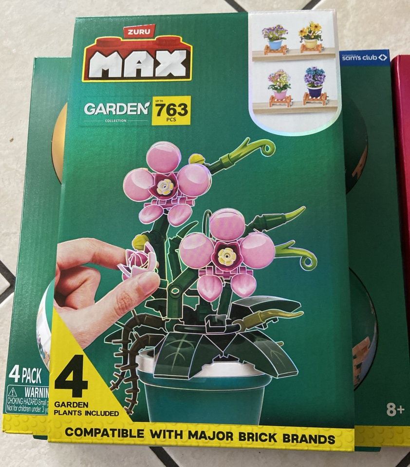 ZURU MAX Building Sets Flowers & Garden 8 Balls / Sets *NEW* | eBay