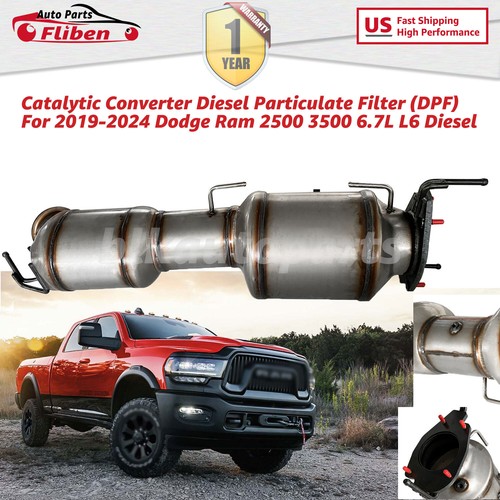 For 2019-2024 Dodge Ram 2500 3500 Diesel 6.7L L6 Converter DPF ...