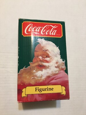 VINTAGE COCA-COLA FIGURINE SANTA CLAUS CHRISTMAS COLLECTIBLE BOX 1989 ...