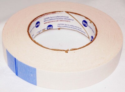 Intertape 591 Double Sided 1 inch Flat Back Paper Tape 36 yds Beige | eBay