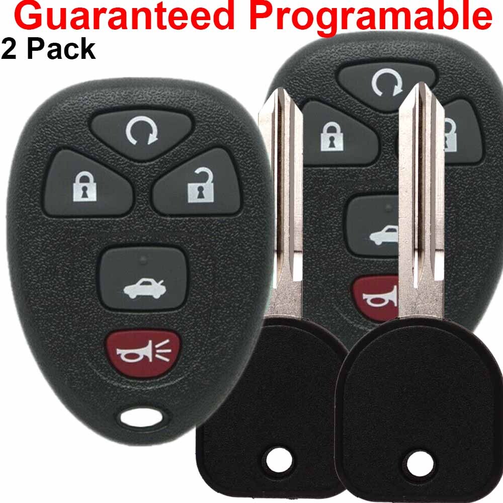 2007 Chevy Impala Key Fob 2 For 2006 2007 2008 2009 2010 2011 2012