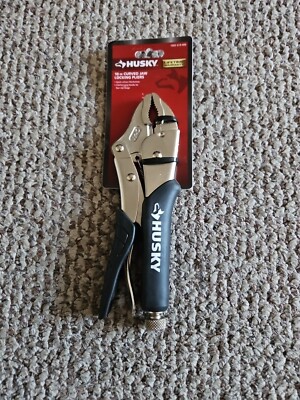 Husky 10 in. Curved Jaw Locking Pliers with Rubber Grip NEW | eBay