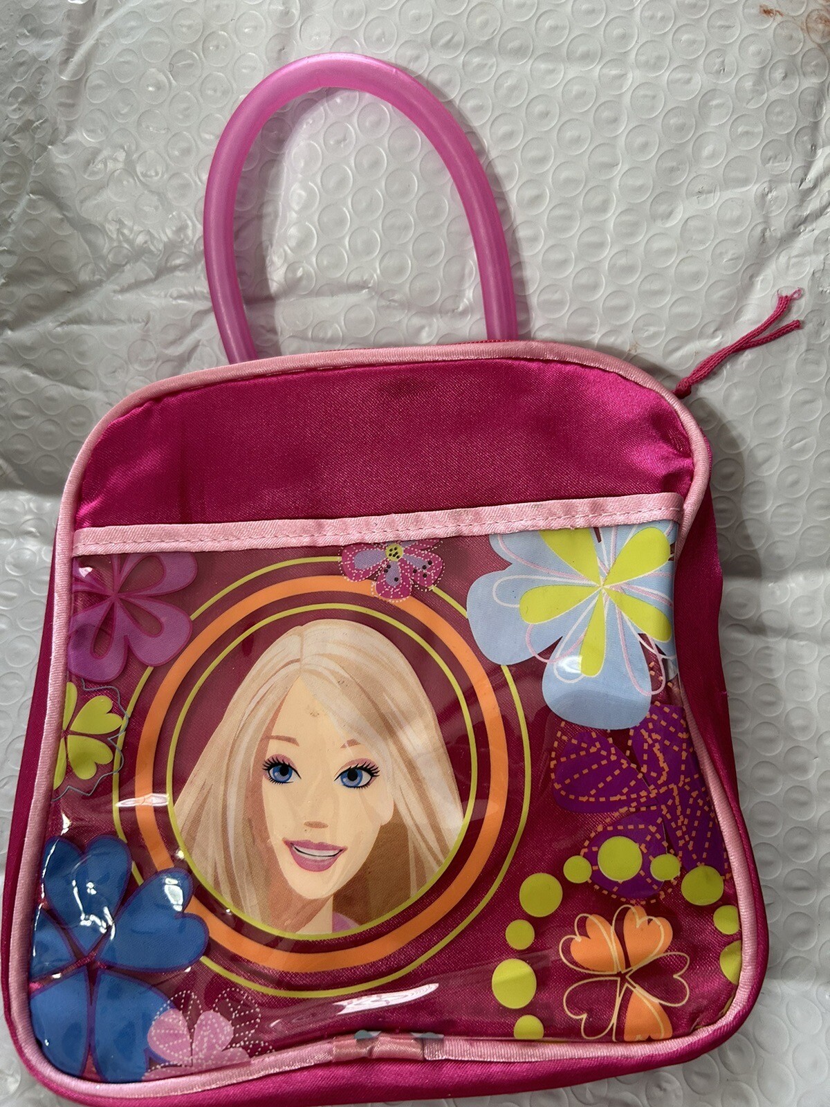 Vintage Style Barbie Dolls Pink Shoulder Handbag Tote… - Gem