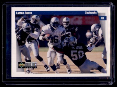 1997 Collector's Choice Lamar Smith Seattle Seahawks #287 0975 | eBay