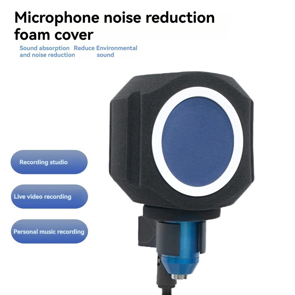 C5 Microphone Wind Shield Acoustic Professional Condenser Mic ...