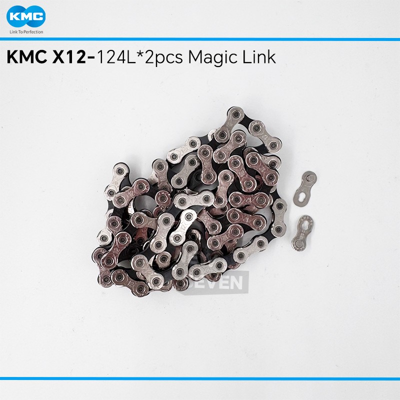 Genuine KMC X12 124L 12s Chain 2 Magic Link MTB Road Bike Fit Shimano ...