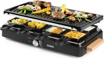 DOMO DO9261G Gourmetset - Raclette - Grill - Hout - 1400W | eBay